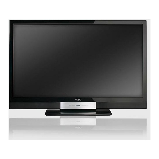 VIZIO SV421XVT - 42" LCD TV SPECIFICATIONS Pdf Download | ManualsLib