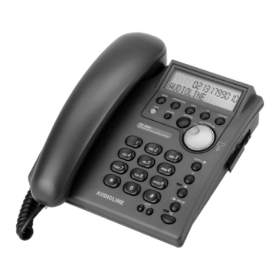 AUDIOLINE TEL300G OPERATING INSTRUCTIONS MANUAL Pdf Download | ManualsLib