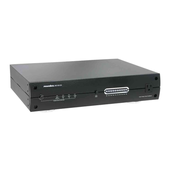 PANAMAX M5100-EX SPECIFICATIONS Pdf Download | ManualsLib