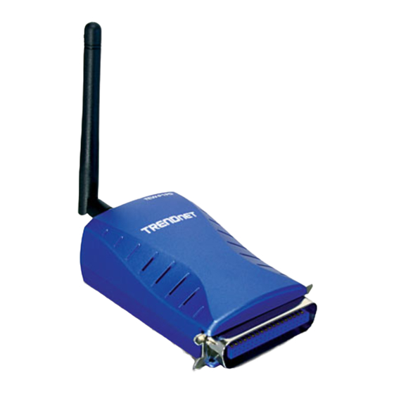 TRENDNET TEW-P1PG - WIRELESS PARALLEL PRINT SERVER INSTALLATION ... TRENDNET TEW-P1PG - WIRELESS PARALLEL PRINT SERVER INSTALLATION ...