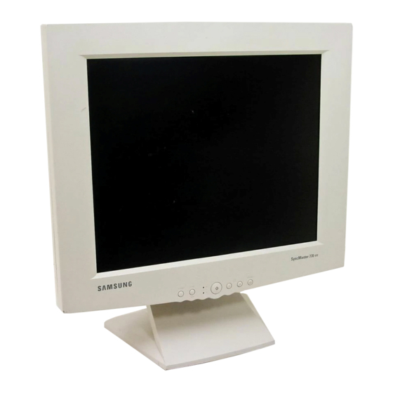 SAMSUNG 770TFT - SYNCMASTER 770 TFT INSTRUCCIONES DE USUARIO Pdf ...
