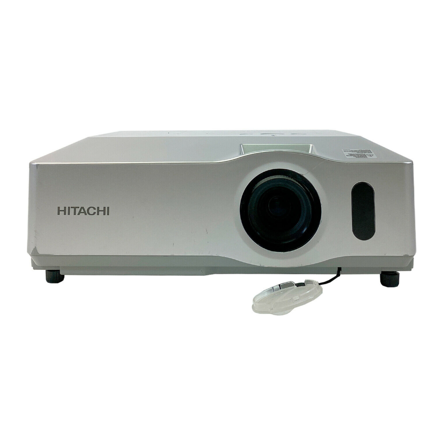 HITACHI CP X206 - XGA LCD PROJECTOR NETWORK MANUAL Pdf Download ...