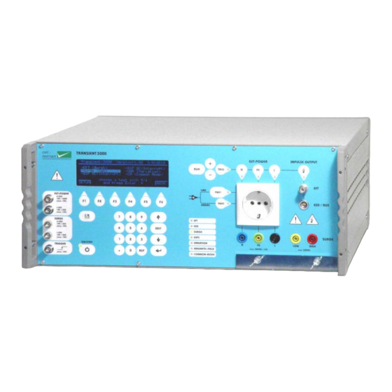 EMC-PARTNER TRA3000 D USER MANUAL Pdf Download | ManualsLib