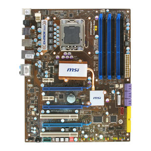 MSI X58 PRO MS-7522 USER MANUAL Pdf Download | ManualsLib