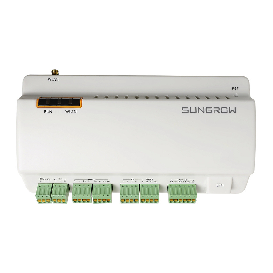 SUNGROW 1000B USER MANUAL Pdf Download | ManualsLib