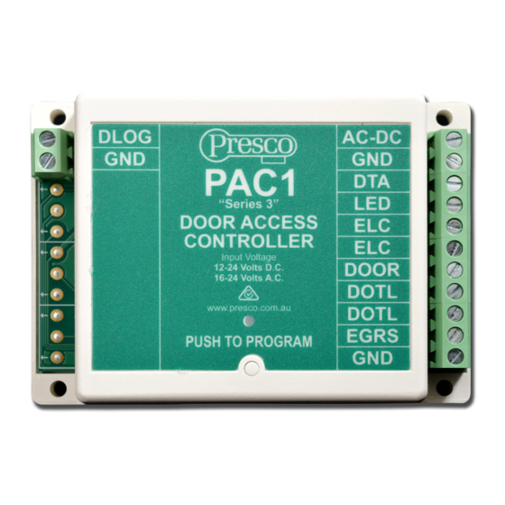 PRESCO 3 SERIES INSTALLATION MANUAL Pdf Download | ManualsLib