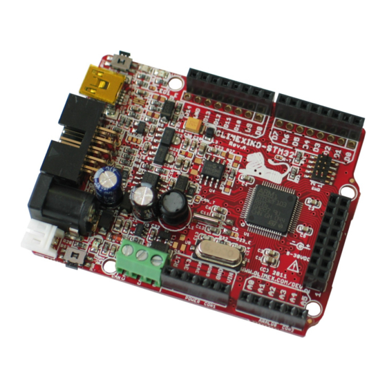 Olimex OLIMEXINO-STM32 Manuals | ManualsLib Olimex OLIMEXINO-STM32 Manuals | ManualsLib