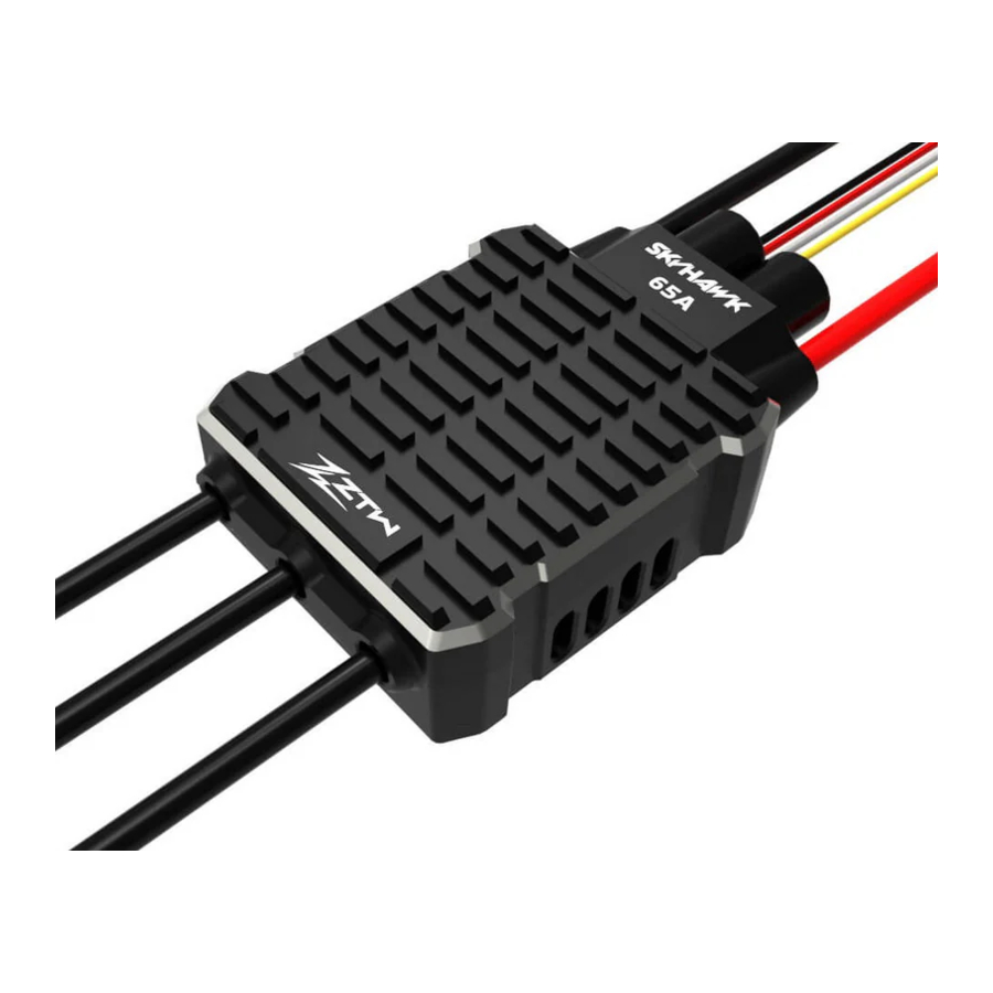 ZTW ESC Series, Skyhawk 65A SBEC, 125A SBEC, 155A SBEC Manual | ManualsLib