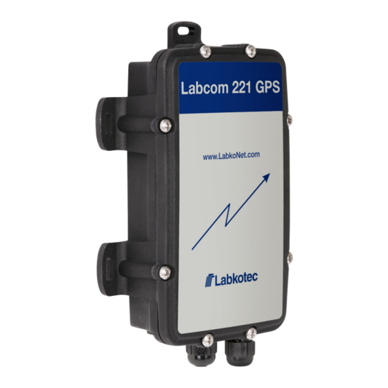 Labkotec Labcom 221 GPS Unit Manuals