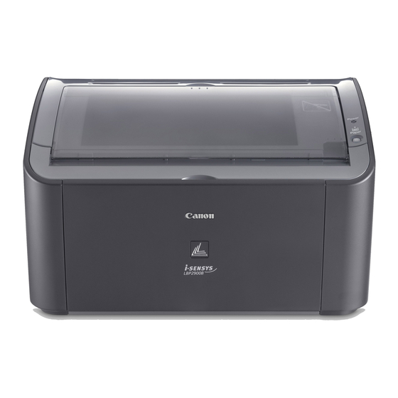 CANON I-SENSYS LBP 2900 USER MANUAL Pdf Download | ManualsLib