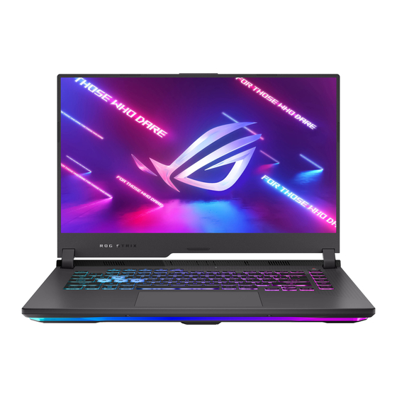 ASUS ROG STRIX G15 G513QY SERIES SERVICE MANUAL Pdf Download | ManualsLib