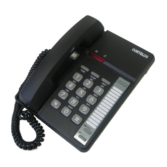 CORTELCO CENTURION EXTENDED BASIC TELEPHONE OWNER'S INSTRUCTION MANUAL ...