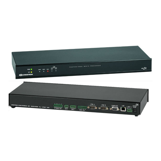 CRESTRON MC2E OPERATION MANUAL Pdf Download | ManualsLib