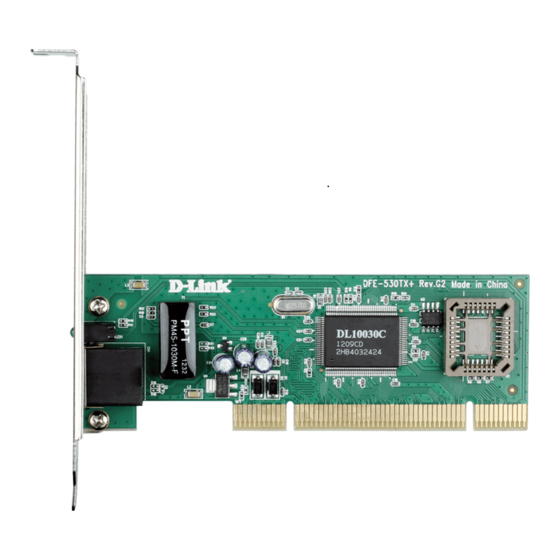 D-LINK D DFE-530TX+ DFE-530TX+ SPECIFICATION SHEET Pdf Download | ManualsLib
