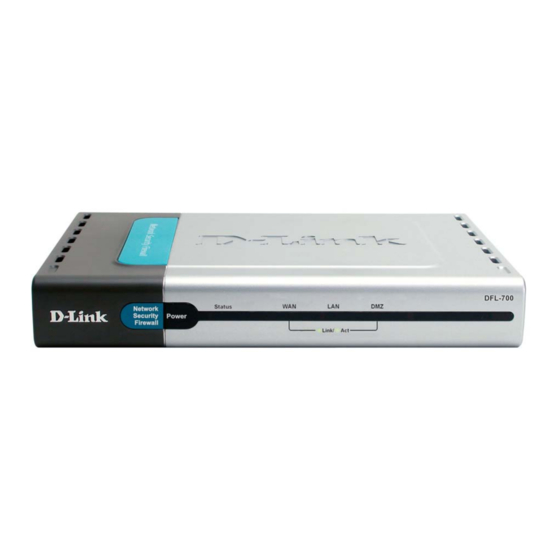 D-LINK DFL-700 MANUAL Pdf Download | ManualsLib