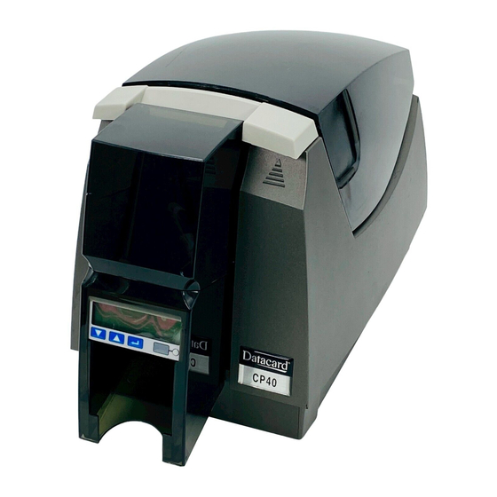 DATACARD CP40 PRINTER MANUAL Pdf Download | ManualsLib