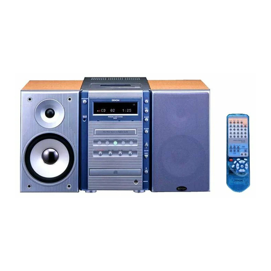 DENON D-G1 SPECIFICATIONS Pdf Download | ManualsLib