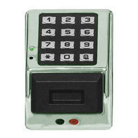 Alarm lock Trilogy PDL3000 Manuals | ManualsLib