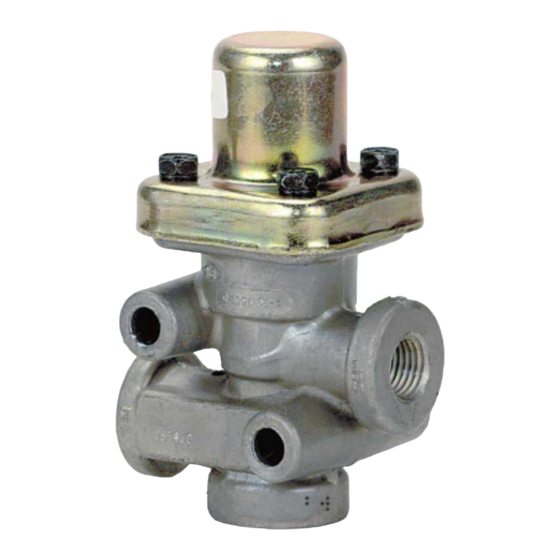 BENDIX PRESSURE PROTECTION VALVES MANUAL Pdf Download | ManualsLib