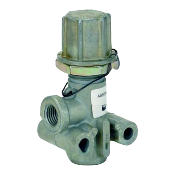 BENDIX RV-1 PRESSURE REDUCING VALVE MANUAL Pdf Download | ManualsLib