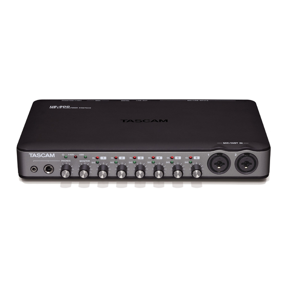 TASCAM US-800 OWNER'S MANUAL Pdf Download | ManualsLib