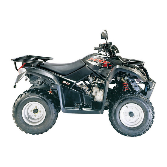 KYMCO 50 MXU SPECIFICATIONS Pdf Download | ManualsLib