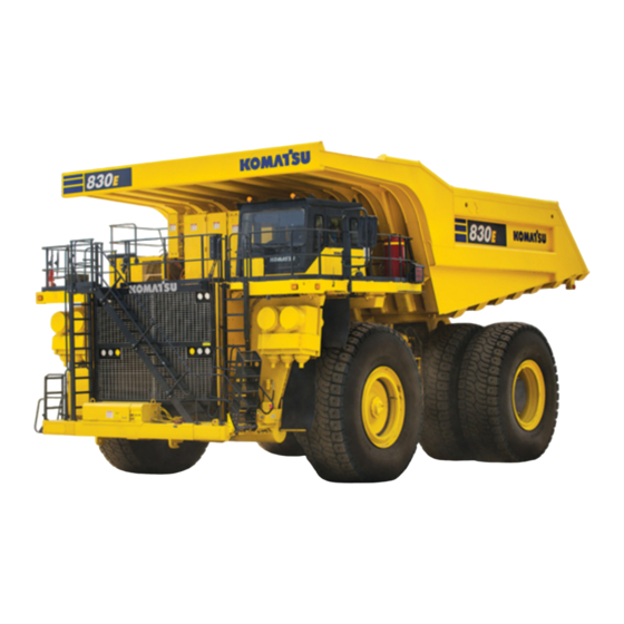 KOMATSU 830E BROCHURE Pdf Download | ManualsLib