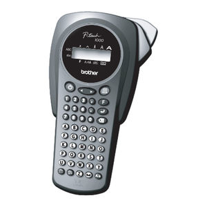BROTHER PT 1000 - P-TOUCH 1000 B/W THERMAL TRANSFER PRINTER GUÍA DE ...