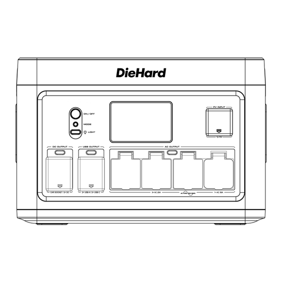 DIEHARD DH-20004-01 OWNER'S MANUAL Pdf Download | ManualsLib