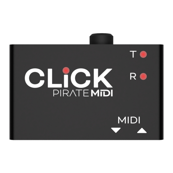 PIRATE MIDI CLICK MANUAL Pdf Download | ManualsLib