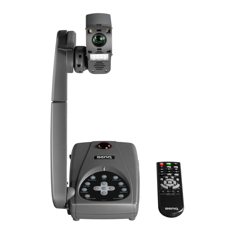 BENQ DCP10 SPECIFICATIONS Pdf Download | ManualsLib