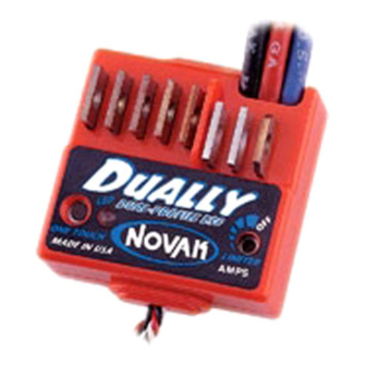 NOVAK DUALLY ESC OPERATING INSTRUCTIONS Pdf Download | ManualsLib