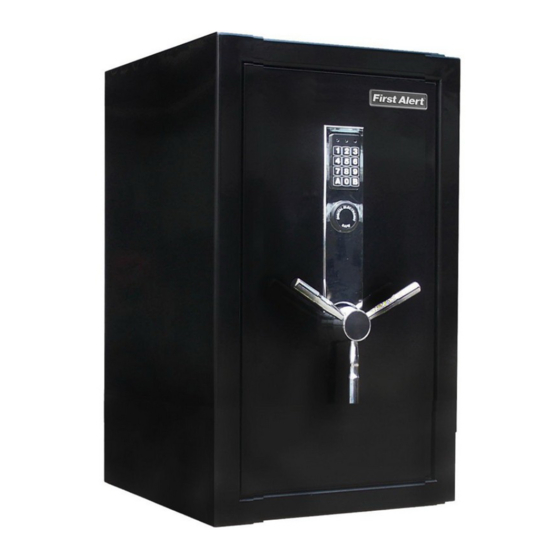 FIRST ALERT 2484D - EXECUTIVE FIREPROOF SAFE OPERATIONS & INSTALLATION ...