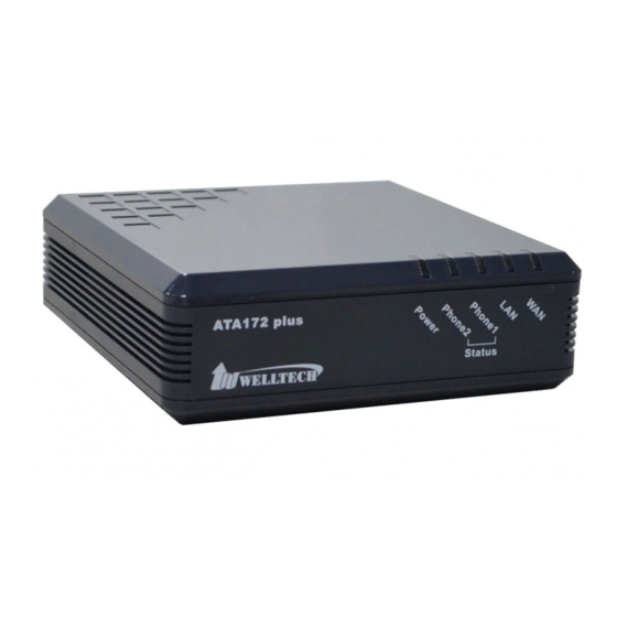 WELLTECH ATA171PLUS BROCHURE Pdf Download | ManualsLib