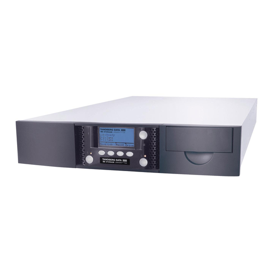 Tandberg Data Storage Library T24 Installation Instructions Manual Pdf