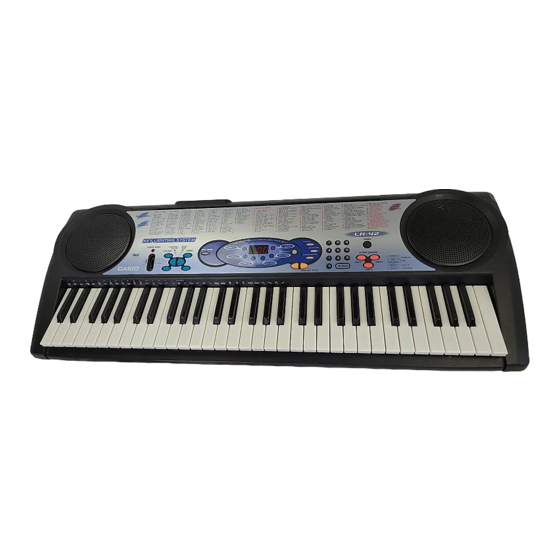 CASIO LK-42 USER MANUAL Pdf Download | ManualsLib