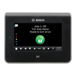 Bosch B942W, B942 - Touch Screen Keypad Installation Manual | ManualsLib