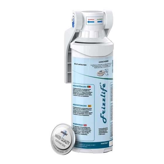 Frizzlife MP99 Sink Water Filter Manuals