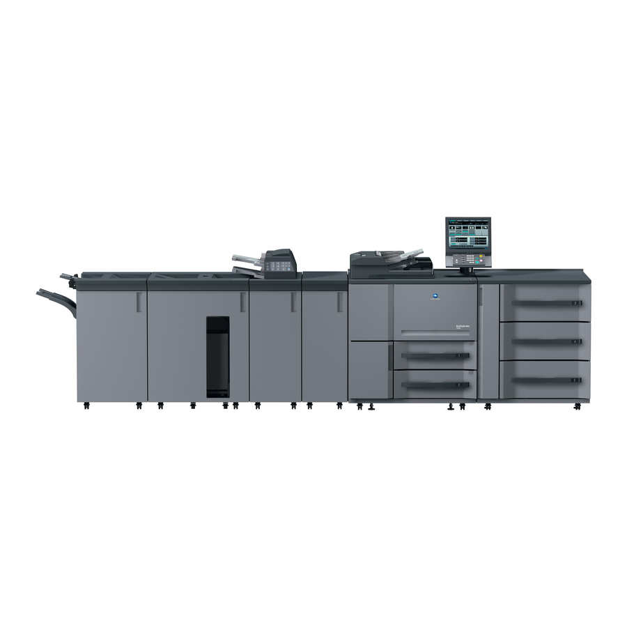 KONICA MINOLTA BIZHUB PRO 1051 USER MANUAL Pdf Download | ManualsLib