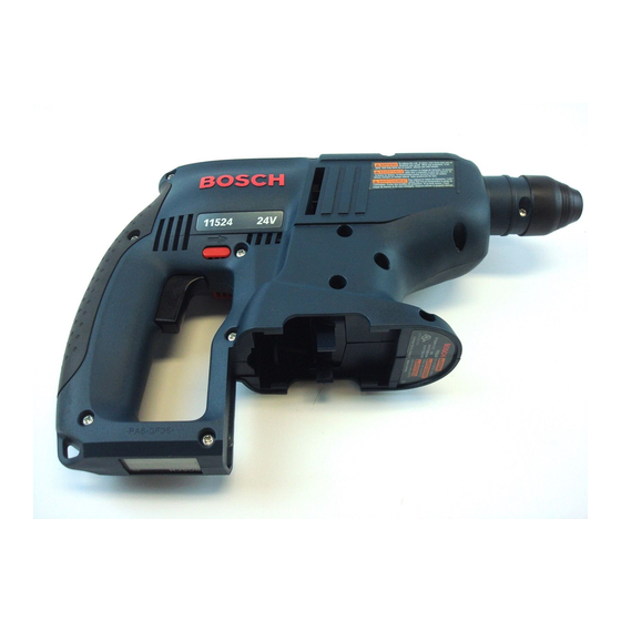 BOSCH 11524 - 24V 3/4 INCH SDS-PLUS ROTARY HAMMER PARTS LIST Pdf ...