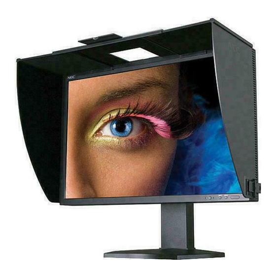 NEC SPECTRAVIEW REFERENCE 241 USER MANUAL Pdf Download | ManualsLib