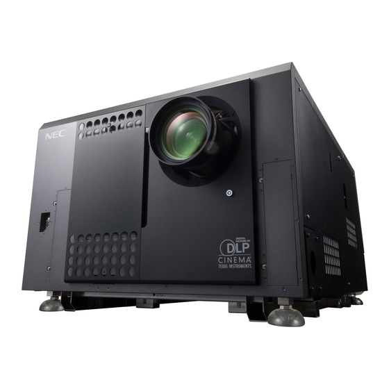 NEC DLP CINEMA NC3200S USER MANUAL Pdf Download | ManualsLib