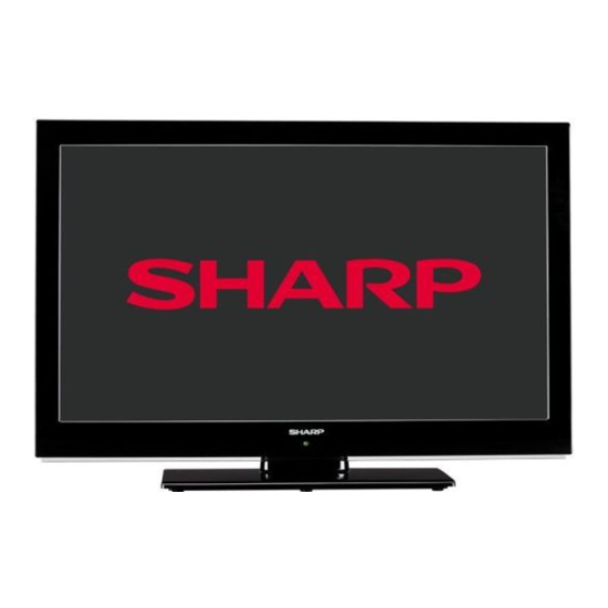 SHARP AQUOS LC-32LE144E OPERATION MANUAL Pdf Download | ManualsLib
