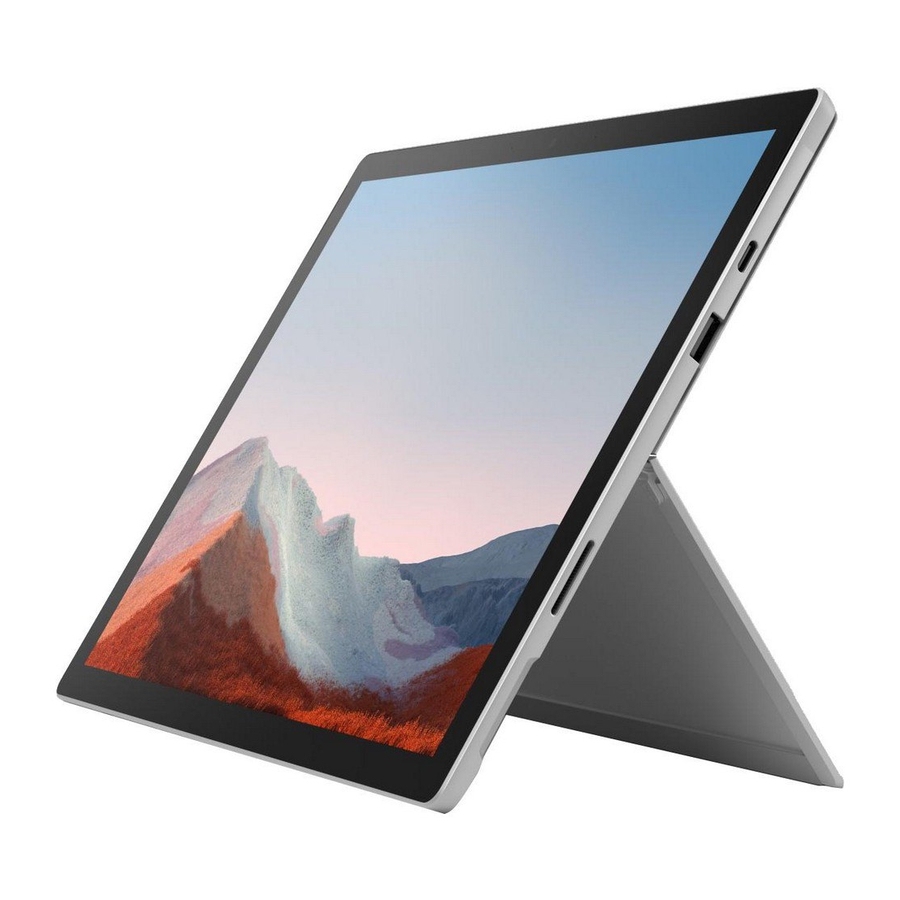 Microsoft Surface Pro 7+ Manual | ManualsLib