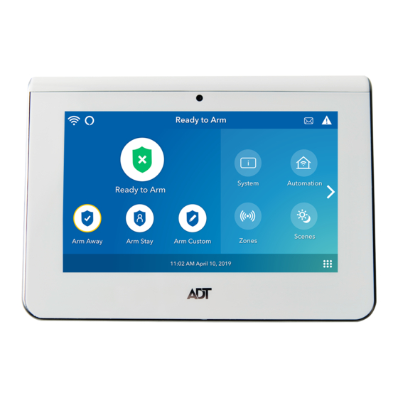 ADT ADT7AIO SERIES SECURITY SYSTEM INSTALLATION AND SETUP MANUAL ...