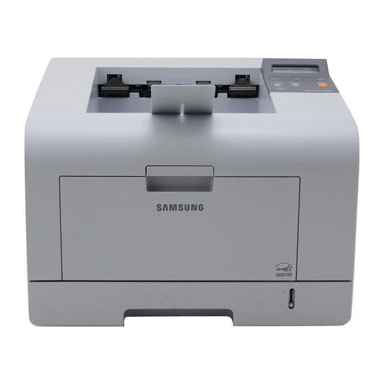 SAMSUNG ML 3471ND - B/W LASER PRINTER USER MANUAL Pdf Download | ManualsLib