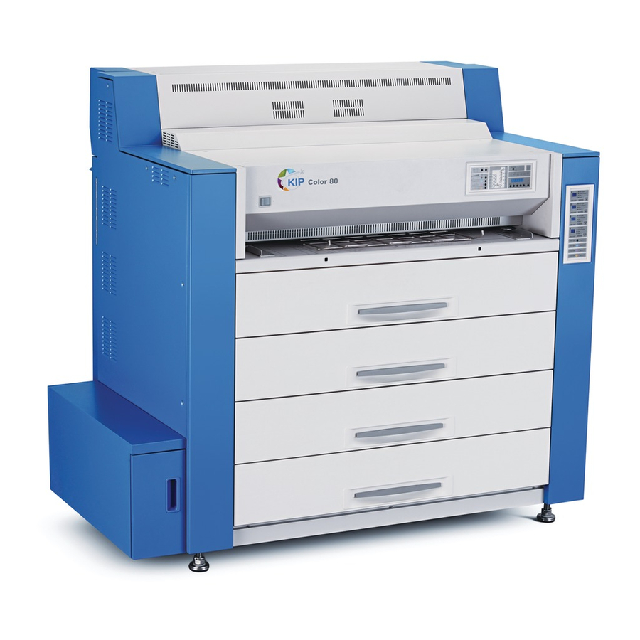 KIP COLOR 80 OPERATOR'S MANUAL Pdf Download | ManualsLib