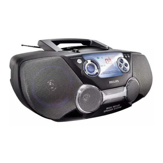 PHILIPS AZ1300/05 SPECIFICATIONS Pdf Download | ManualsLib
