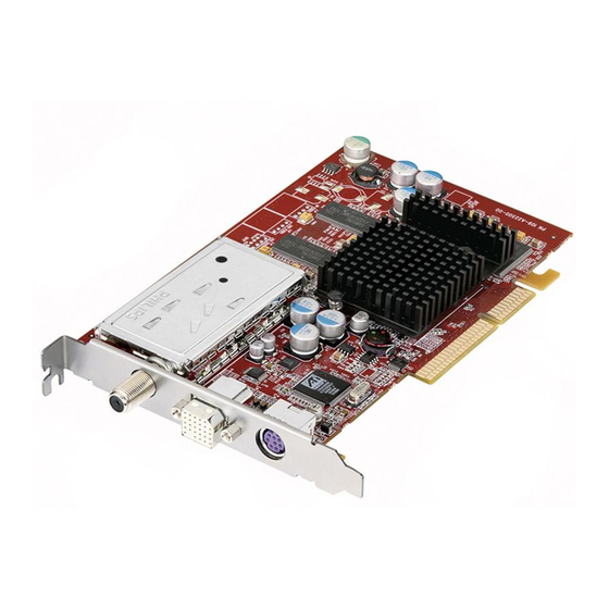 ATI TECHNOLOGIES 9600 - RADEON XT 128 MB DDR VIDEO ADAPTER INSTALLATION ...