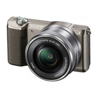 Sony A5100 Manual | ManualsLib